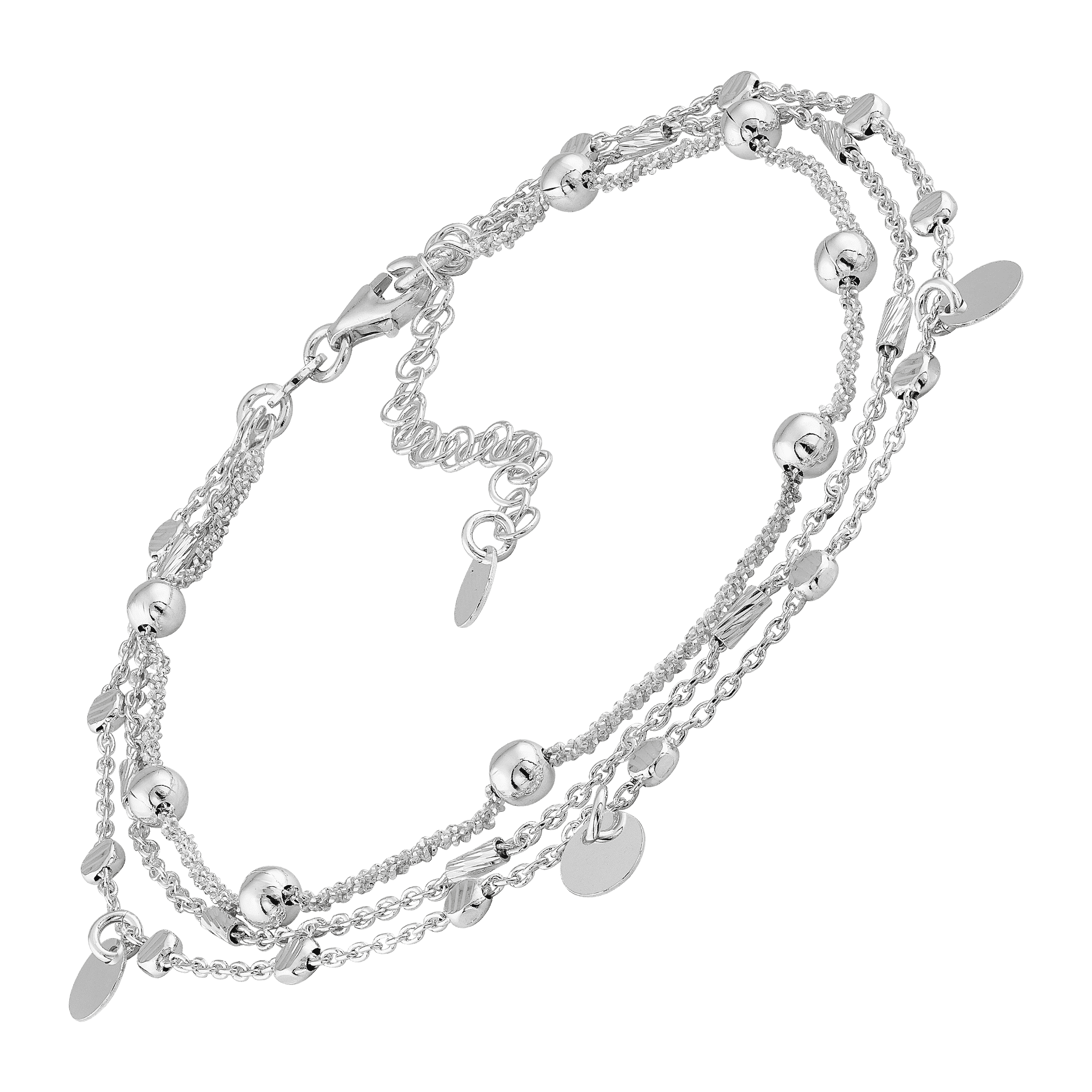 Silpada Spice Of Life Anklet In Sterling Silver 8.5 2 Silpada